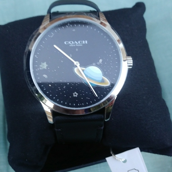 Coach | Accessories | Coach Limited Edition Nasa Men Black Leather ...